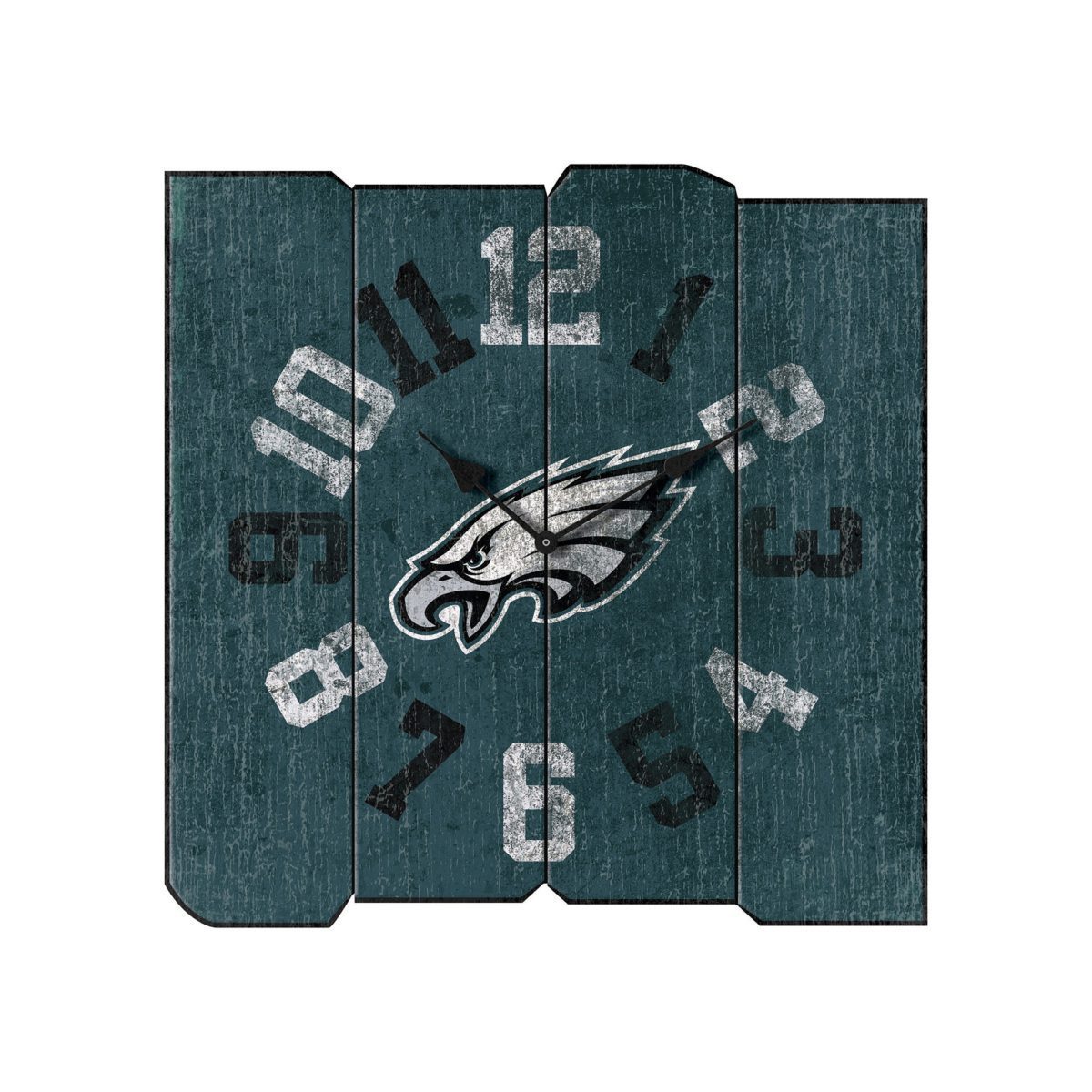 PHILADELPHIA EAGLES VINTAGE SQUARE CLOCK | Royal Billiard & Recreation