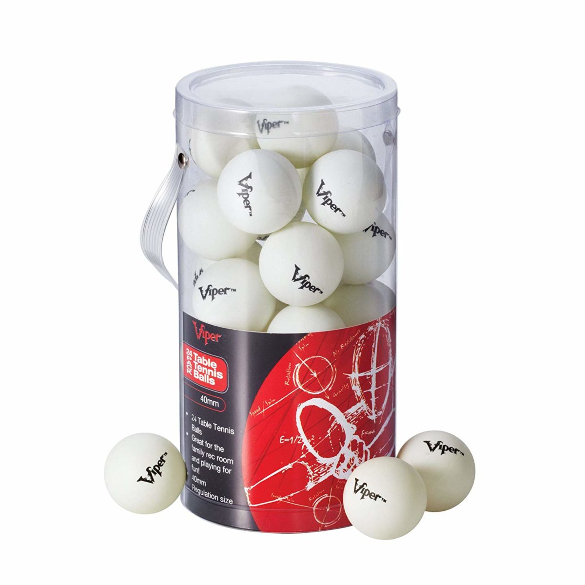 Viper Ping Pong Balls – White – 24 Pack | Royal Billiard & Recreation