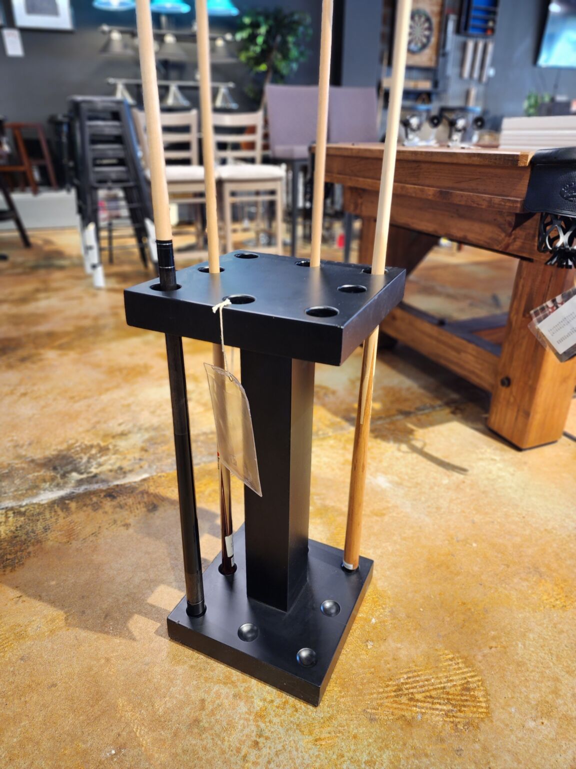 Square Wood Floor Cue Rack | Royal Billiard & Recreation